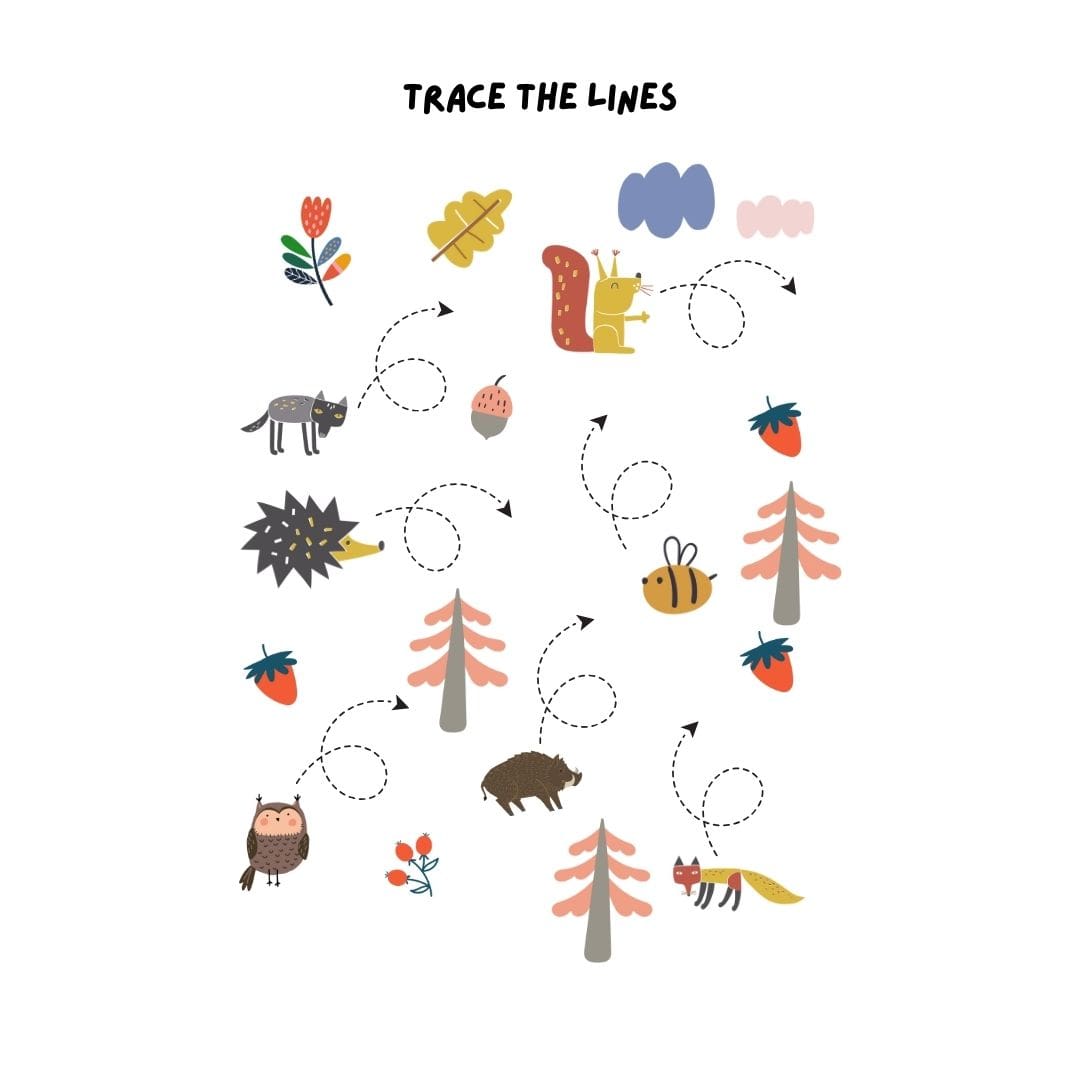 Cute Forest Activity Sheets - Sharekkna Online