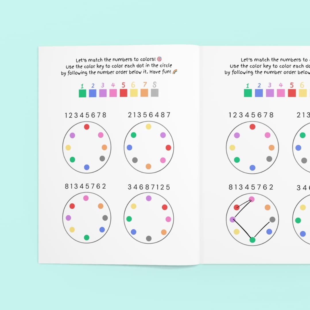 Color Code Connection Activity Sheet – Sharekkna Online