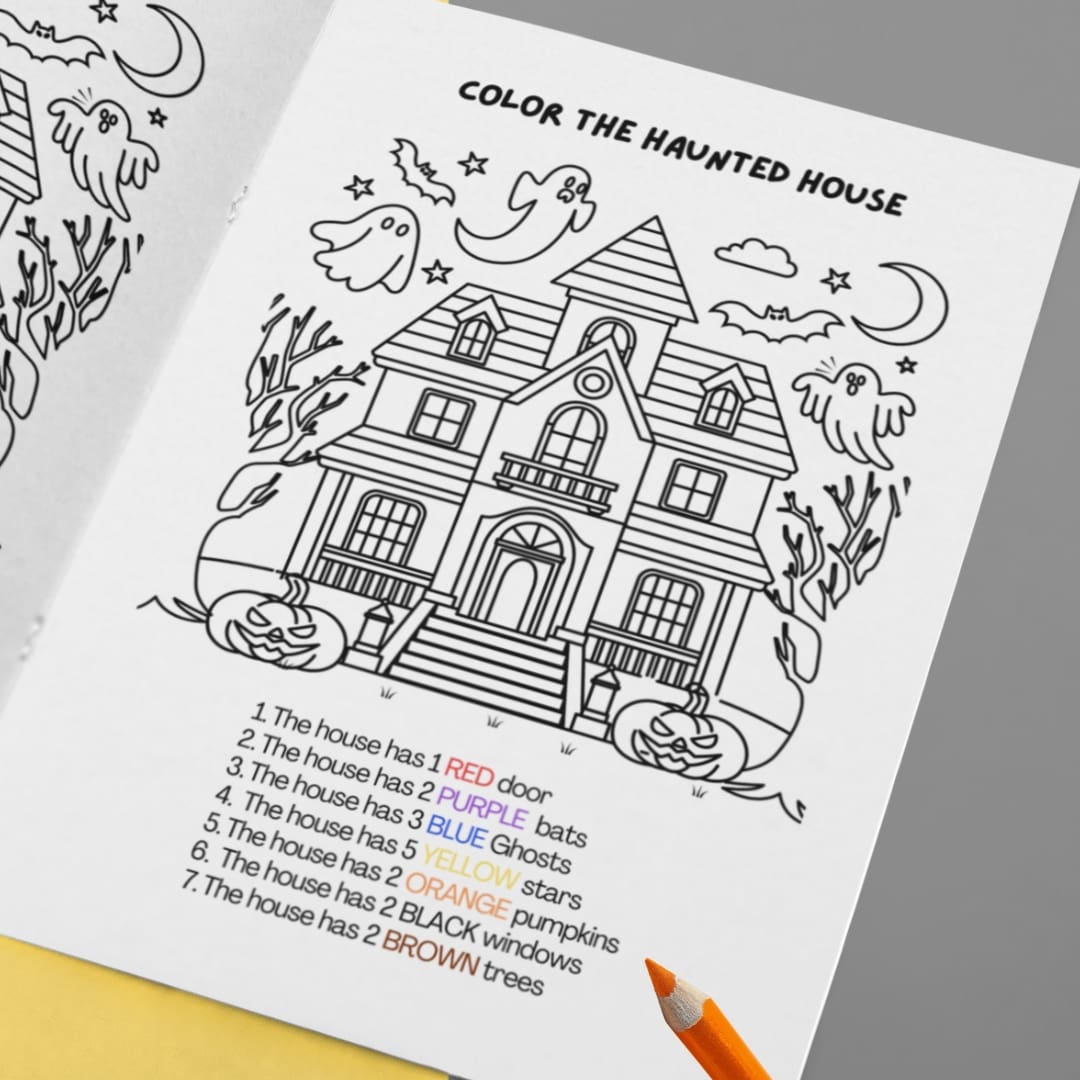 Color the Haunted House – Sharekkna Online